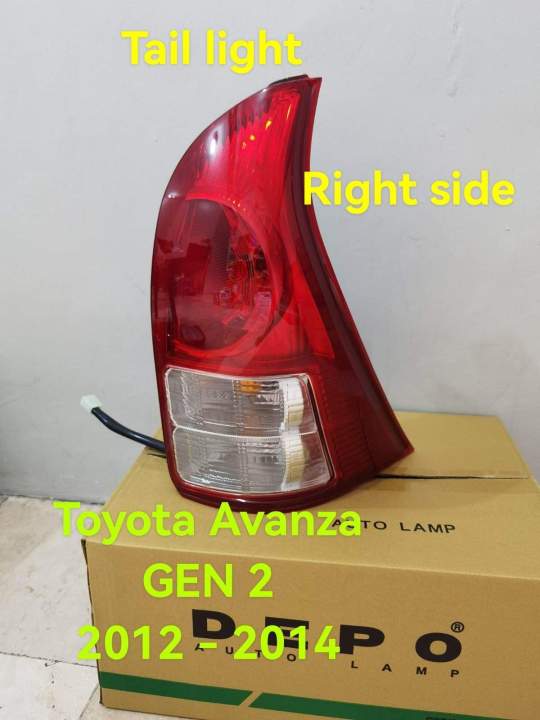 Tail Light Tail Lamp Toyota Avanza 2012 - 2014 Gen 2 Right side ...