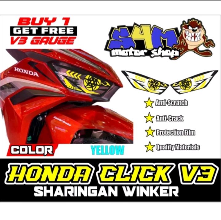 HONDA CLICK V3 HEADLIGHT WINKER FILM | Lazada PH