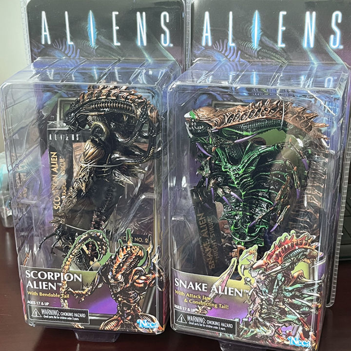 NECA Scorpion Snake Alien Figure Aliens VS Predator 13th Lineup Sgt ...