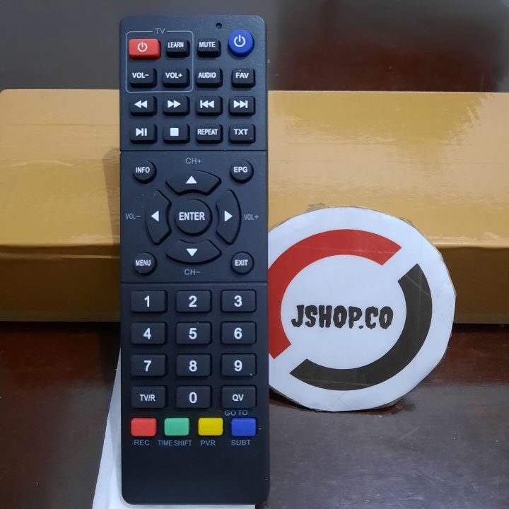 REMOTE/REMOT STB RECEIVER POLYTRON DVB T2 T-2 PDV 600/PDV 610/PDV 620 ...