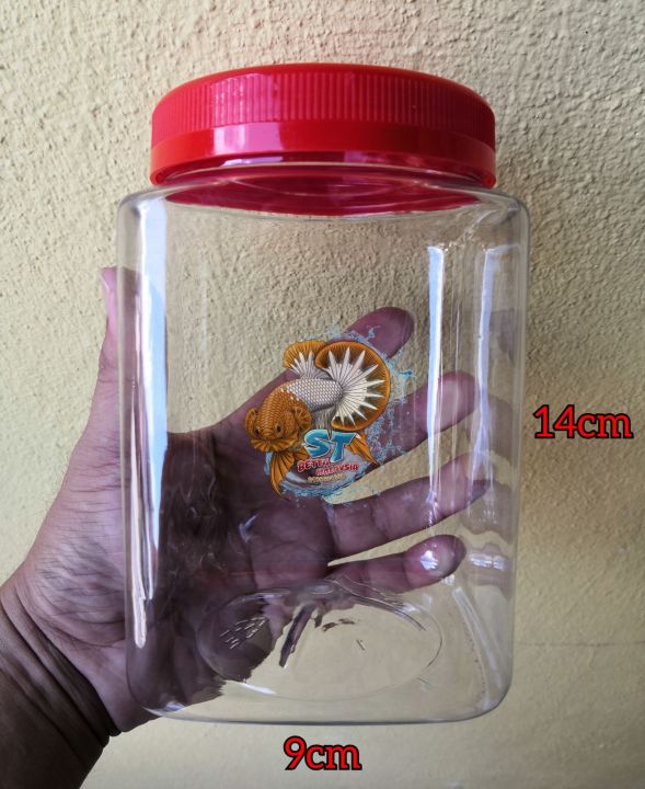 1 Liter SU Tank utk Ikan Laga Ikan Betta & lain2 Kegunaan | Lazada