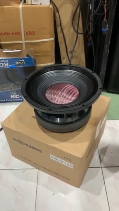 Live Shockwave SWLM-12D 12inch 2000watts LOW MID Speaker Double Magnet ...