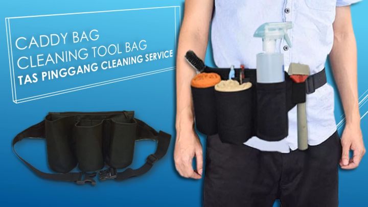 Caddy Bag Peralatan Janitor Cleaning Service Tas Pinggang Untuk Membawa ...