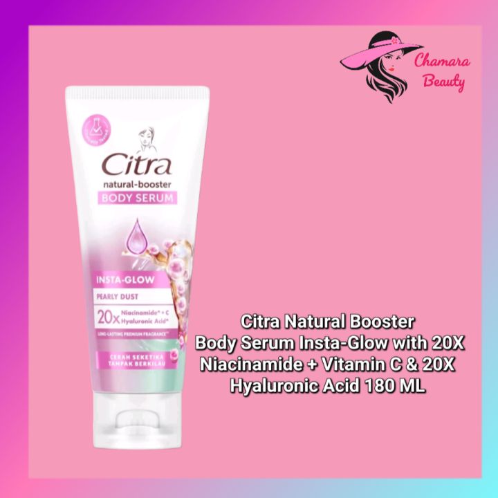 Citra Natural Booster Body Serum Insta-Glow with 20X Niacinamide ...