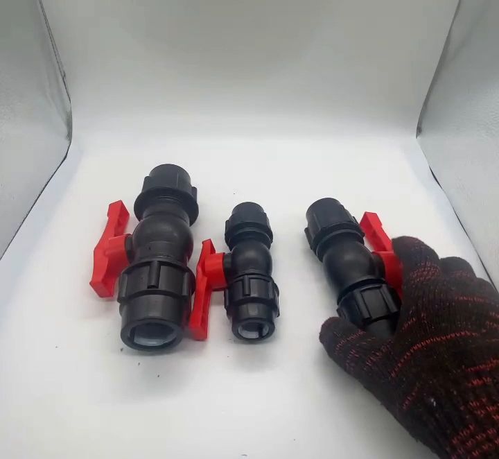 HDPE Poly Ball Valve Stopcock 20mm 25mm 32mm PE Connector Tube Pipe ...