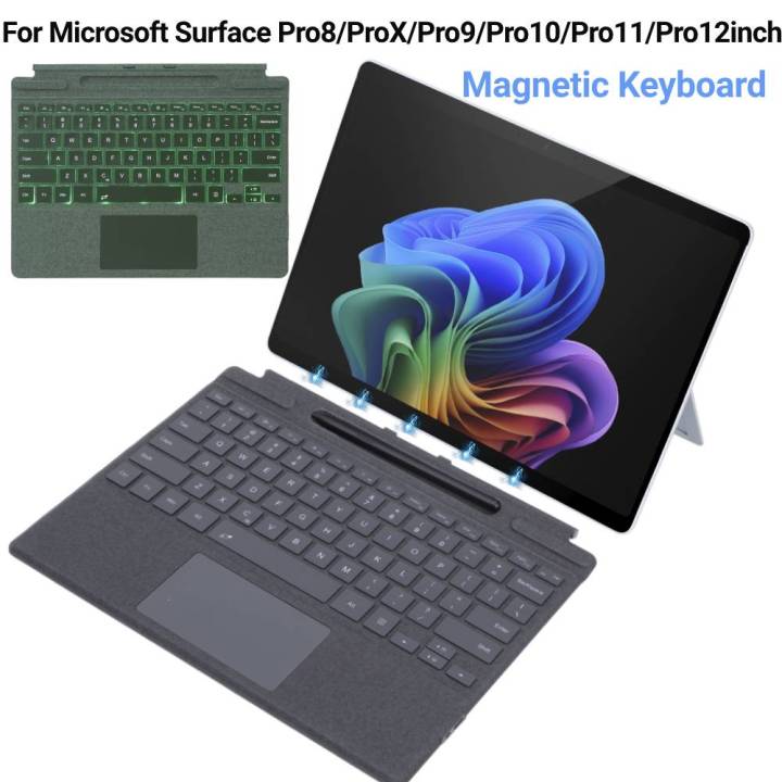 Bluetooth Keyboard For Microsoft Surface Pro 12inch / 11 / 10 / 9 / 8 ...