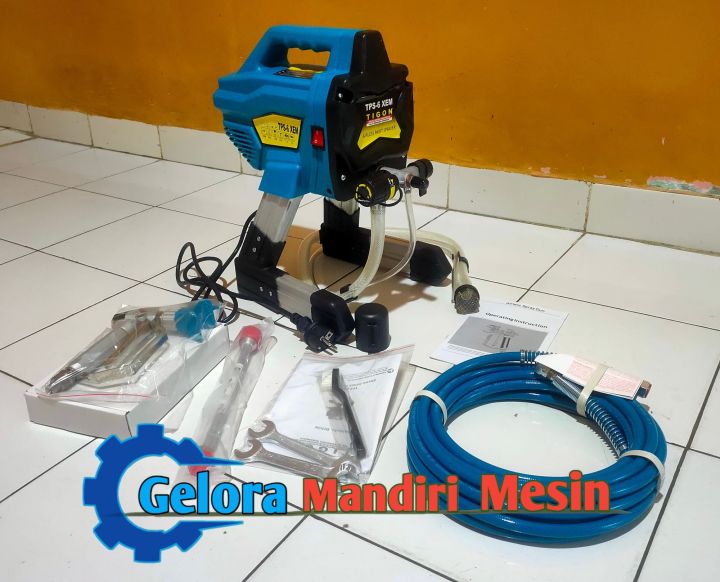 Mesin Sprayer Airless Paint Tigon TPS-XE | Alat Semprot Cat Tembok ...