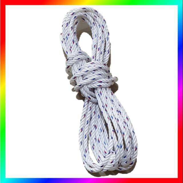 Tali Kapal Nylon Nilon Putih 8mm 10meter | Lazada Indonesia