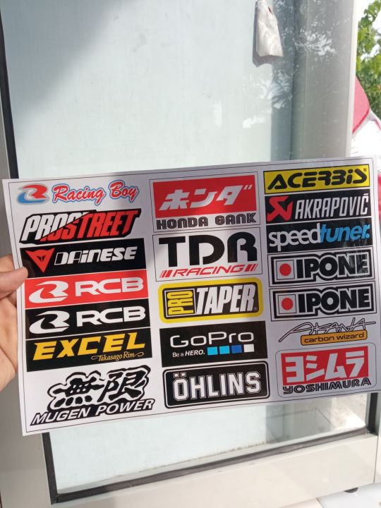 Stiker Pack Sponsor Racing Protaper Gopro Rcb Grosir Racing | Lazada ...