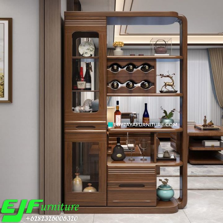 Bufet Partisi Penyekat Ruang Tamu Minimalis Modern | Lazada Indonesia