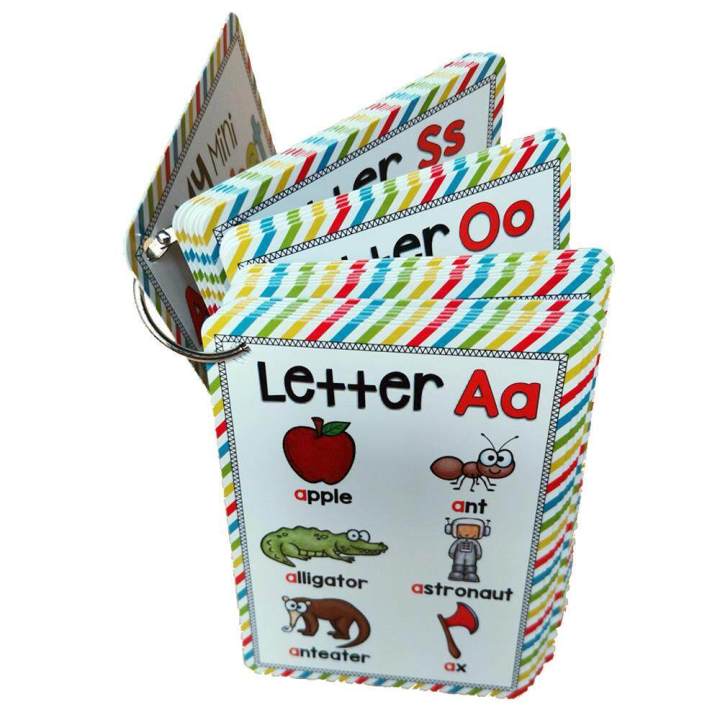Flashcards For Kids Set ABC Alphabet Letter Kids Kindergarten ...