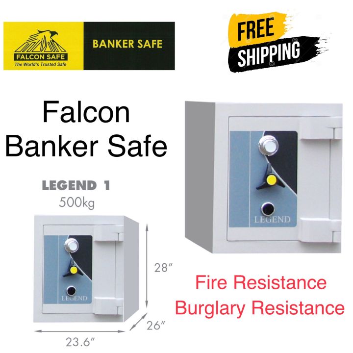 Heavy Duty FALCON Banker Safe Box Legend 1 Home/Office Safe Box 500kg ...