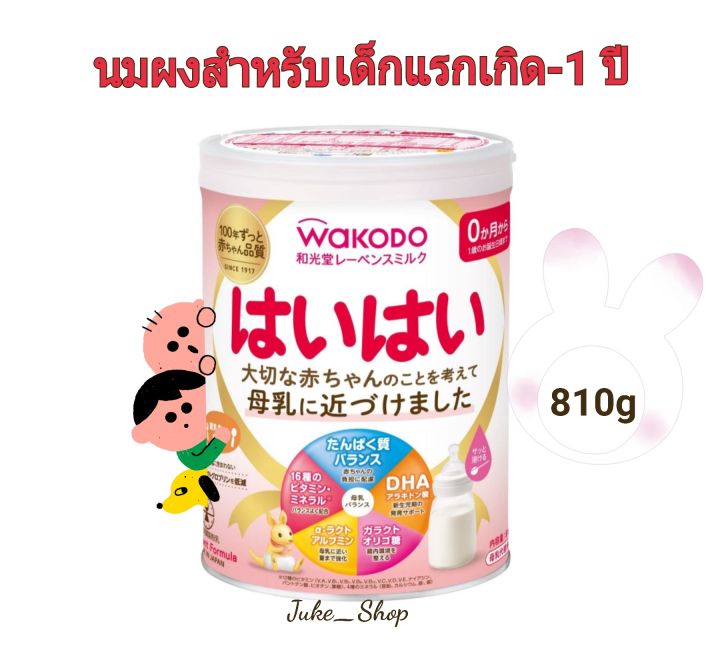 🎎 นมผงญี่ปุ่นวาโกโด Wakodo Milk Powder นมผงสำหรับเด็กวัยแรกเกิด 0- 1 ปี ...