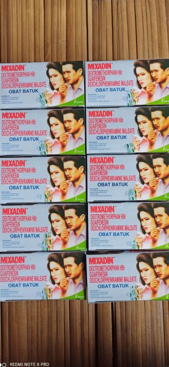 MIXADIN Obat Batuk isi 25 Strip (100 tablet) Bisa COD kemasan TERBARU ...