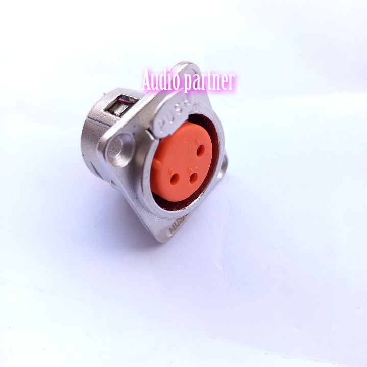 SOCKET CANON FEMALE BAHAN BESI CANON BODY BAHAN BESI 3 PIN | Lazada ...