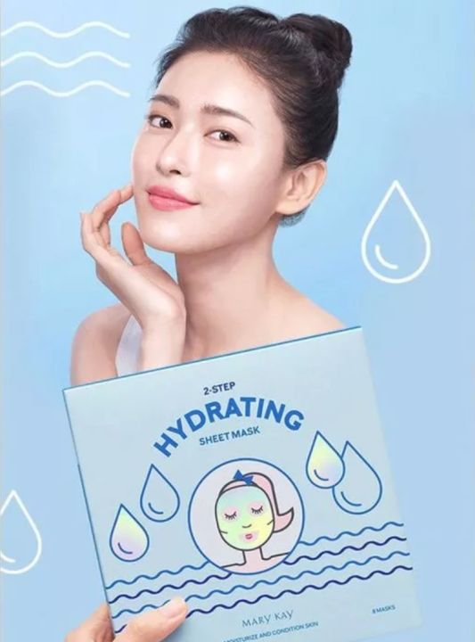 💯% ORIGINAL 😍 Special-Edition Mary Kay 2 Step Hydrating Sheet Mask (pk ...