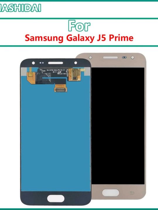 จอ LCD AMOLED สำหรับ Samsung Galaxy J5 G570สำคัญ G570F การทดสอบการทำงาน ...