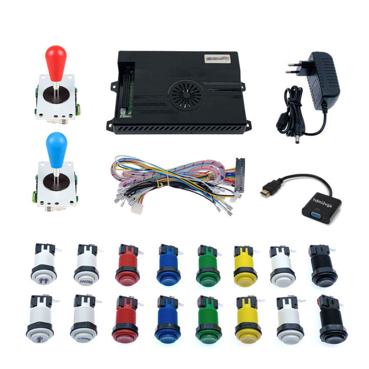 3D WIFI Pandoras Saga Box EX2 8000 in 1 DIY Kit 8 Way Joystick American ...