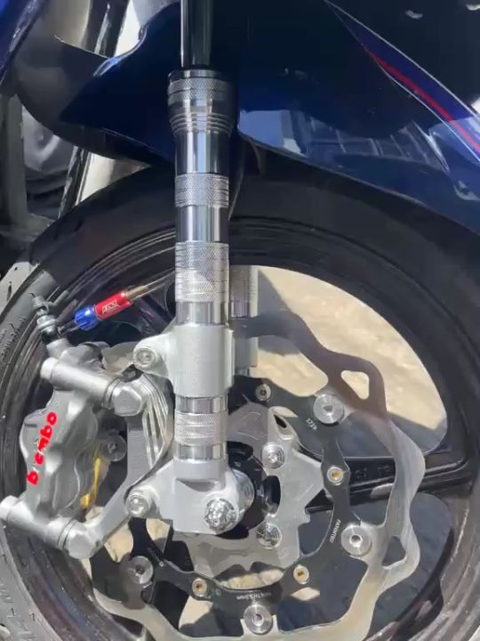 MAX-SPEED YAMAHA NMAX 155 V1 / NMAX 155 V2 LIGHTEN FRONT SHOCK ABSORBER ASSEMBLY 100% THAILAND ...