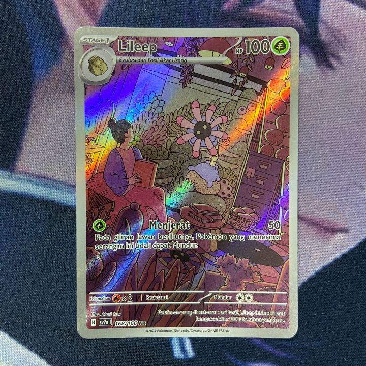 pokemon (ID) lileep - SV7s 168/166 - AR | Lazada Indonesia