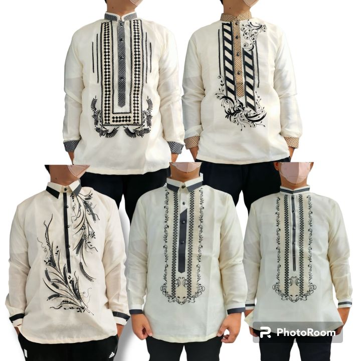 Barong tagalog barong piña organza barong mens traditional attire ...
