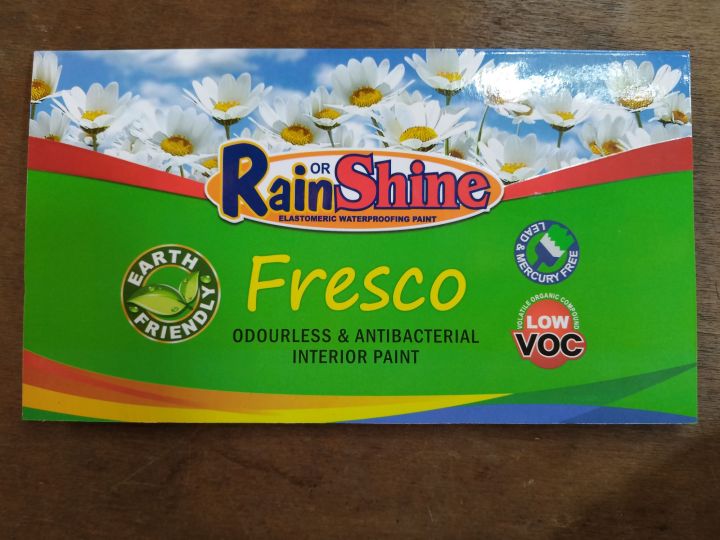 RAIN OR SHINE FRESCO COLOR CHART COMPLETE GUIDE FOR COLORS ODOURLESS ...