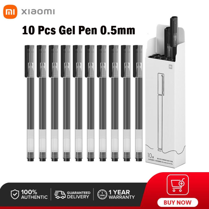 Xiaomi Mi Gel Pen 0.5mm Smooth Ink Pen 10PCS | Lazada PH
