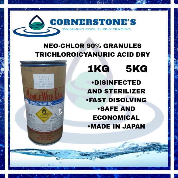 NEO-CHLOR TCCA-G TRICHLOROICYANURIC ACID DRY (5KG)/PAIL | Lazada PH