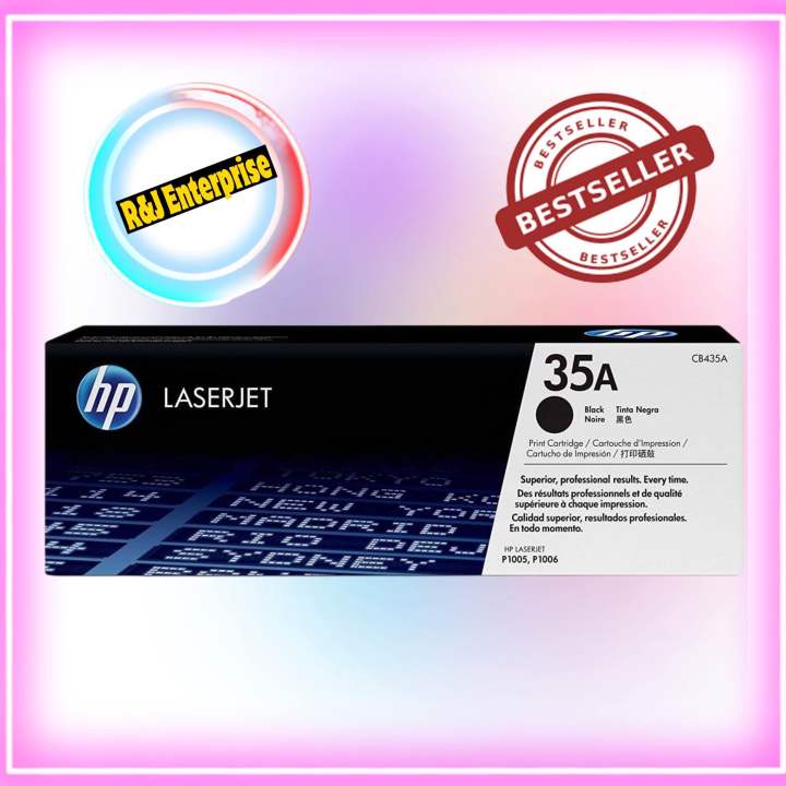HP 35A Black Original LaserJet Toner Cartridge, CB435A | Lazada PH