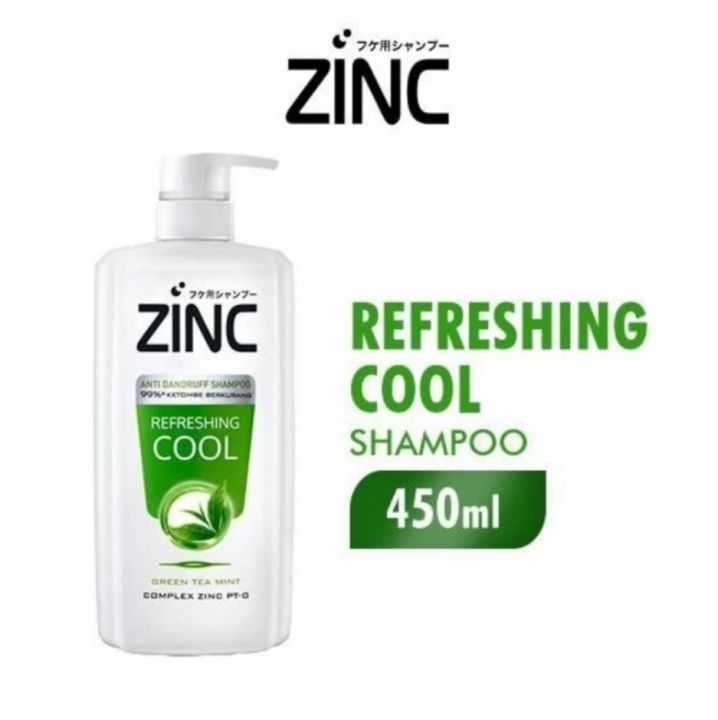 Zinc Shampoo Refreshing Cool 450 ml / 680 ml | Lazada Indonesia