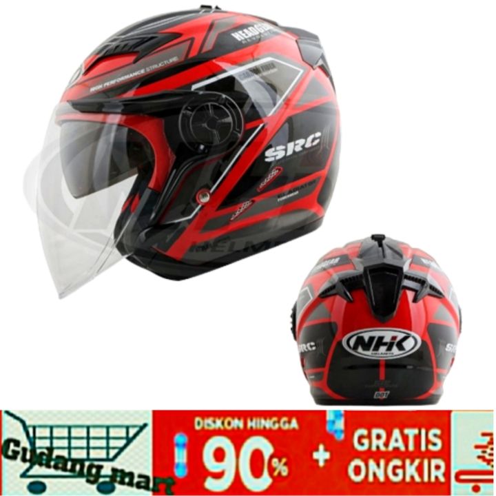 Helm NHK Gladiator Touring Red Silver Official NHK World Class NHK ...