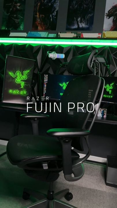 Razer Fujin Pro Fully Adjustable Mesh Gaming Chair (เก้าอี้เกมมิ่ง ...