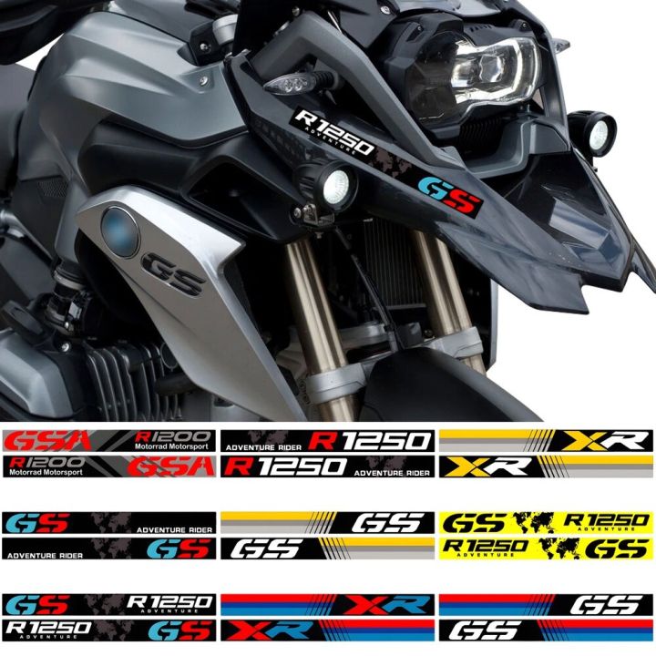 สติกเกอร์สะท้อนแสงแฮนด์การ์ด BMW มอเตอร์ไซค์,สำหรับ BMW GS1250 R1200 ...