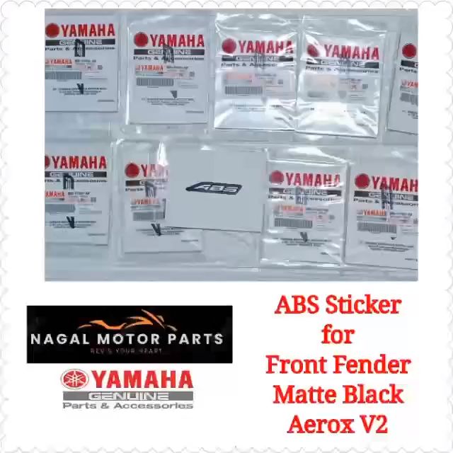 ABS STICKER FOR FRONT FENDER AEROX V1 AND V2 YAMAHA GENUINE PARTS ...