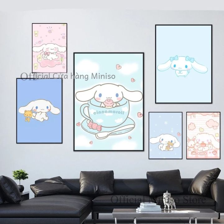 Cinnamoroll Tự Dính Nghệ Thuật Poster Giấy Chống Thấm Nước Miếng Dán ...