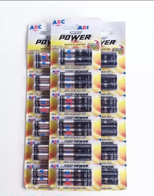 baterai abc AAA / A3 super power. MURAH. 1 lembar isi 12 pcs | Lazada Indonesia