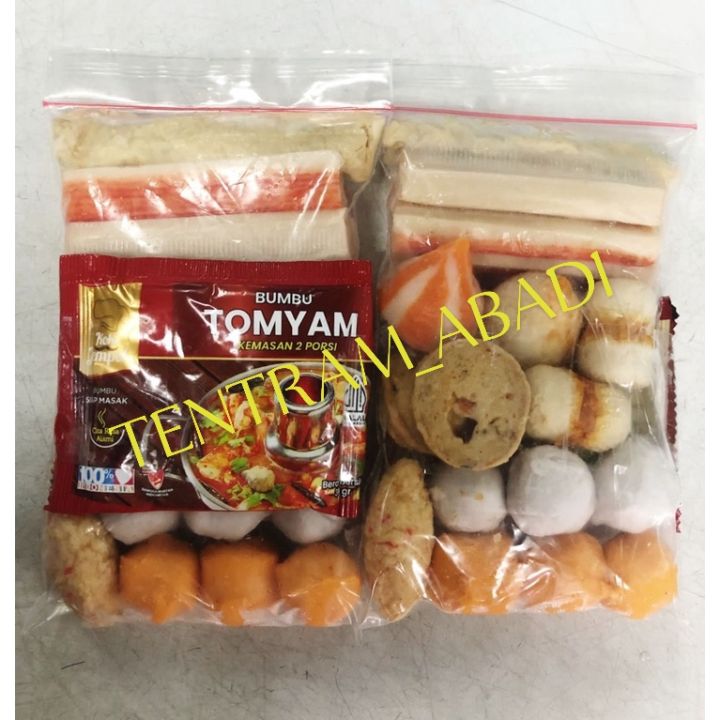 Paket HEMAT SHABU SHABU Bumbu TOMYAM! frozen food | Lazada Indonesia