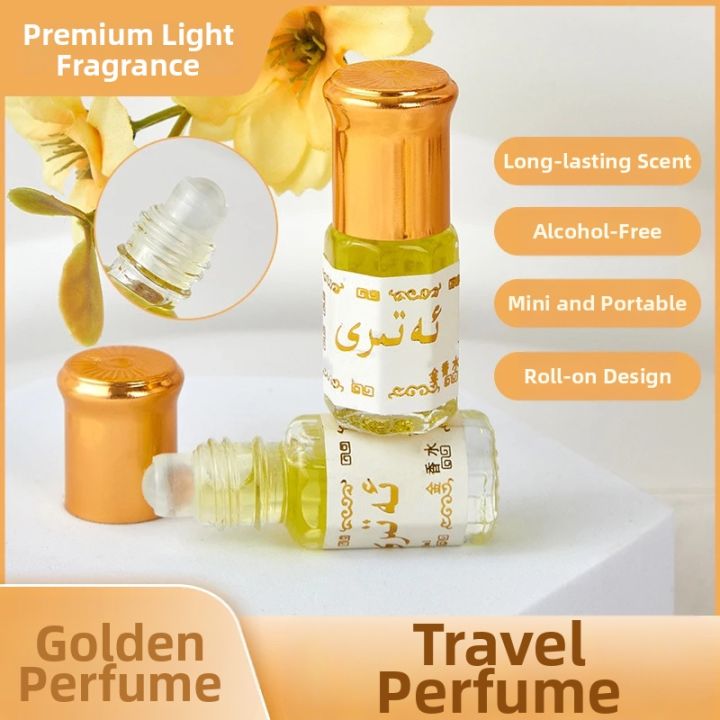 Gold Perfume Alcohol-Free High-Purity Rollerball Fragrance Long-Lasting ...