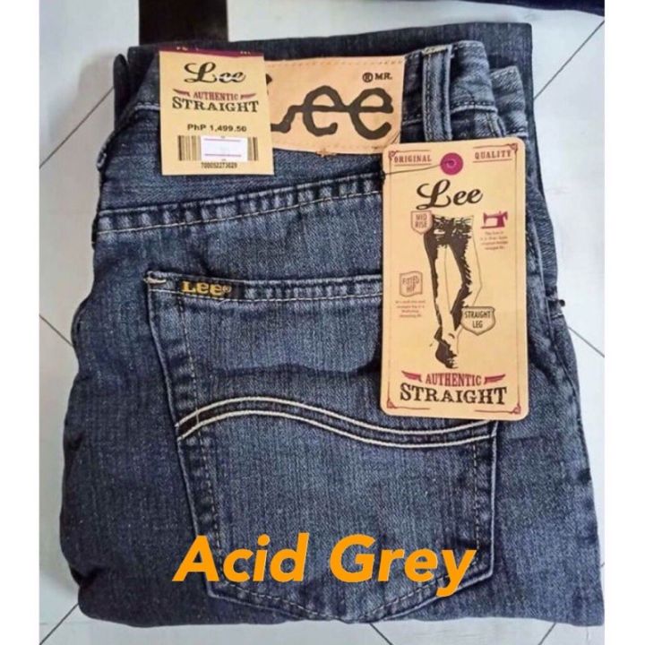 STRAIT CUT LEE PANTS FOR MEN | Lazada PH