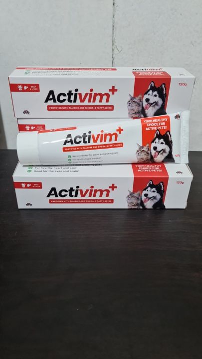 ACTIVIM+ MULTIVITAMINS FOR DOGS/CATS 120G | Lazada PH