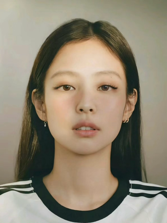 Fearless Jennie Style ไม่เท่ากัน ต่างหู Waterdrop Double Wear เรียบง่าย ...