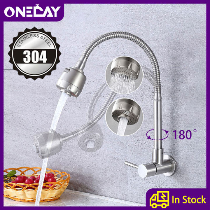 ONEDAY Faucets For Sink Kitchen Faucet Grepo Gripo Sa Lababo Kusina 304 ...