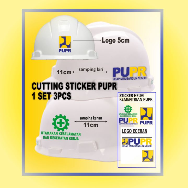 Sticker Helm Dinas Pekerjaan Umum PUPR | Lazada Indonesia