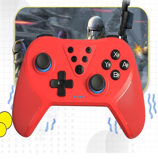 T-37 Wireless Bluetooth Gamepad Type-C Input with Dual Vibration, G ...
