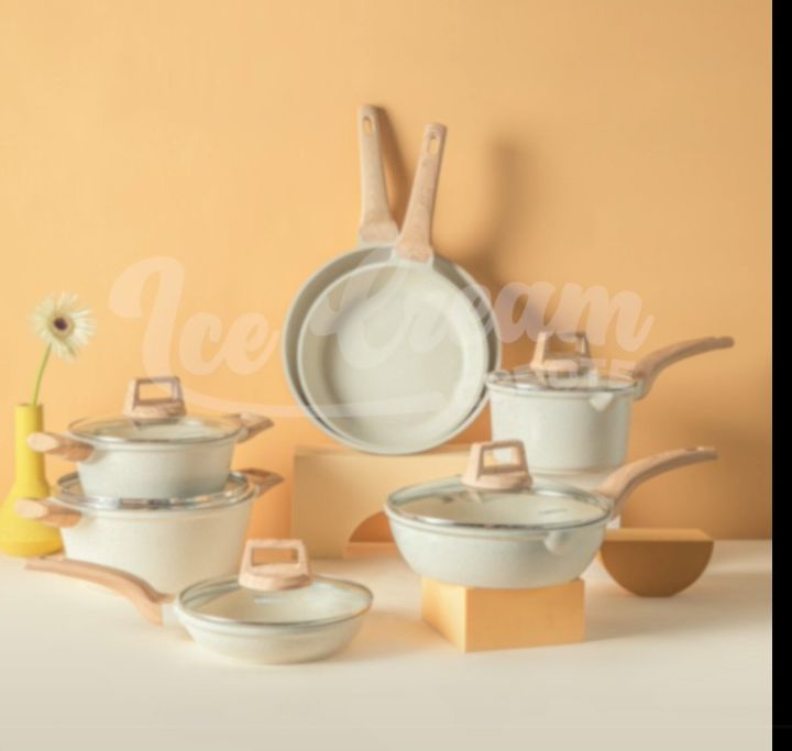 Carote Non Stick Frying Pan 4 pcs Kitchen ware Cookware Set kaldero pot ...