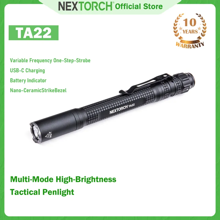 NEXTORCH TA22 Tactical EDC Flashlight 850 Lumens Penlight Rechargeable ...