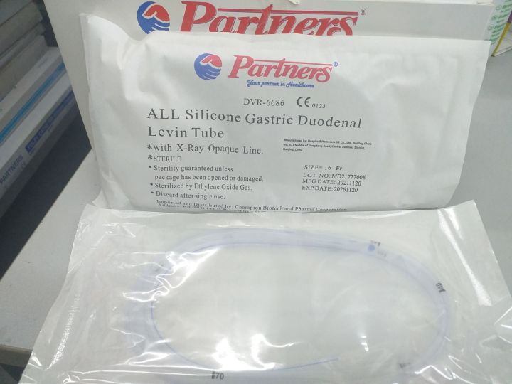 Silicone gastric doudenal (NGT) french 16 partners | Lazada PH