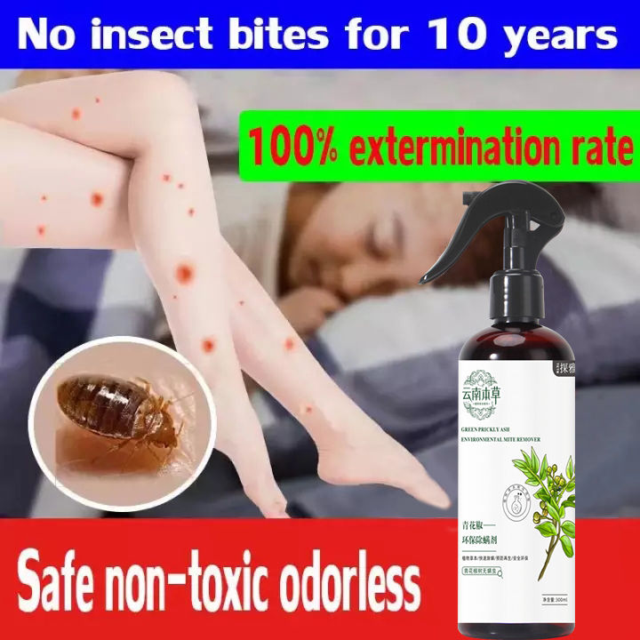 300ML Mite Spray Bed Bug Killer Insect Spray Dust Mite Remove Spray ...