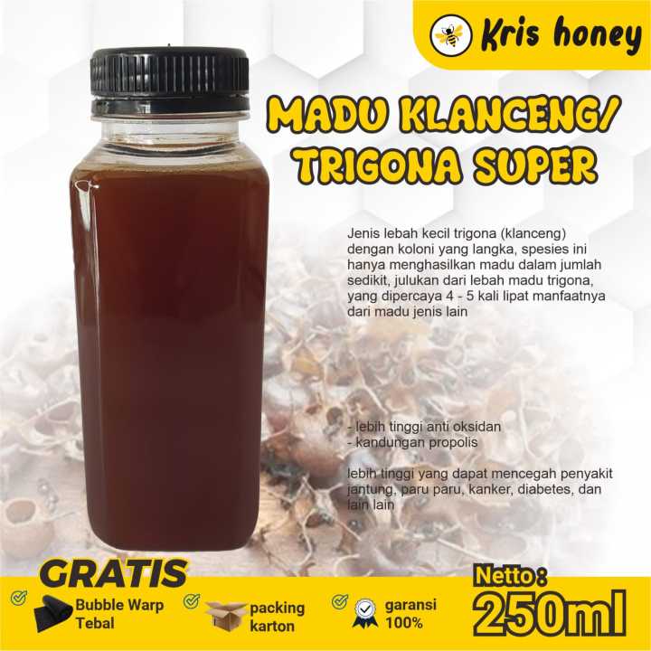 Madu Trigona Murni / Madu Klanceng Tanpa Campuran/ Madu Asam Urat ...