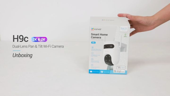 Camera 2 Mắt Ngoài Trời EZVIZ H9C 2K 6MP / H9C 3K 10MP - Xoay 360 Độ ...
